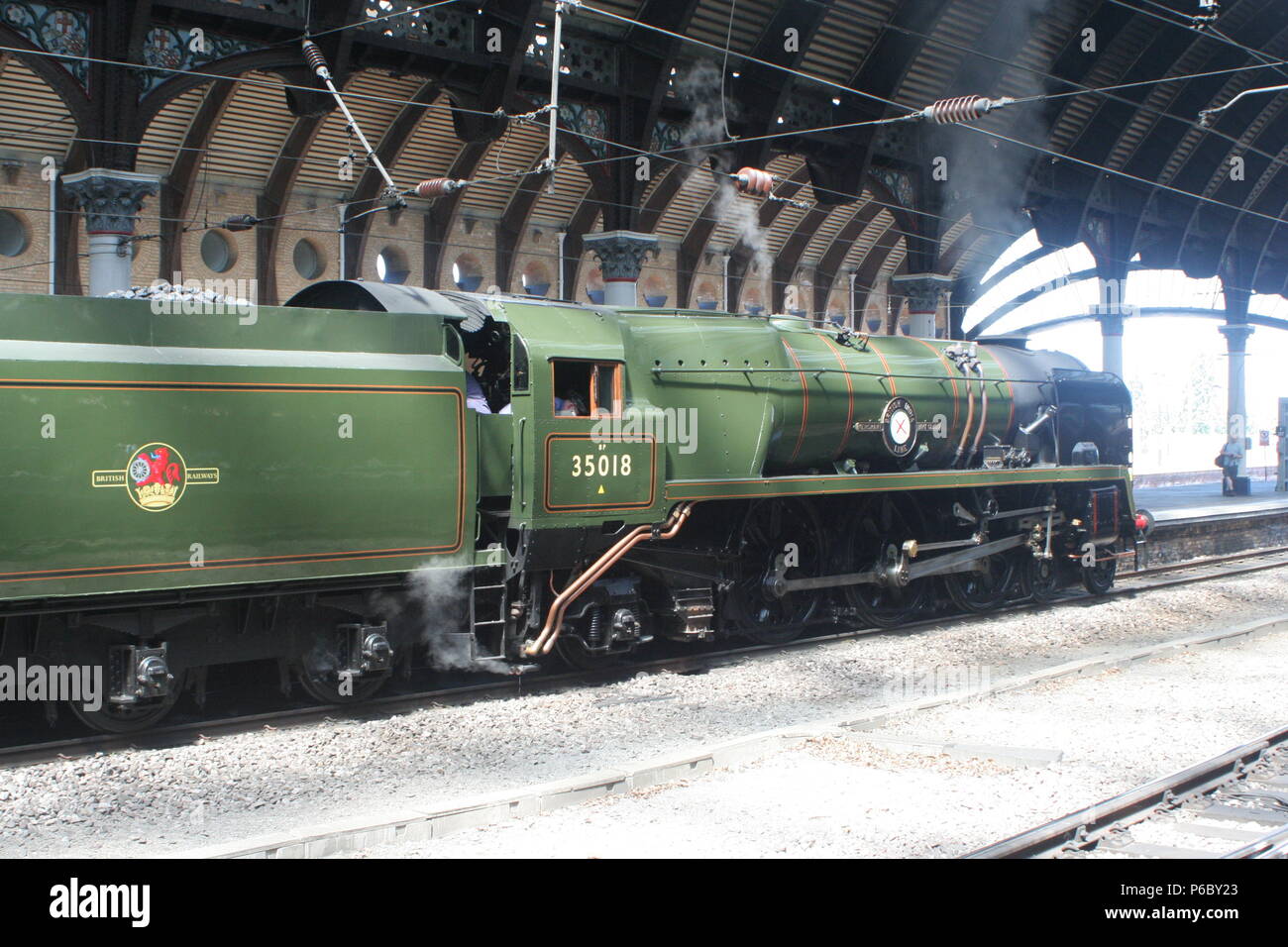 35018 on the Scarborough Spa Express Stock Photo - Alamy