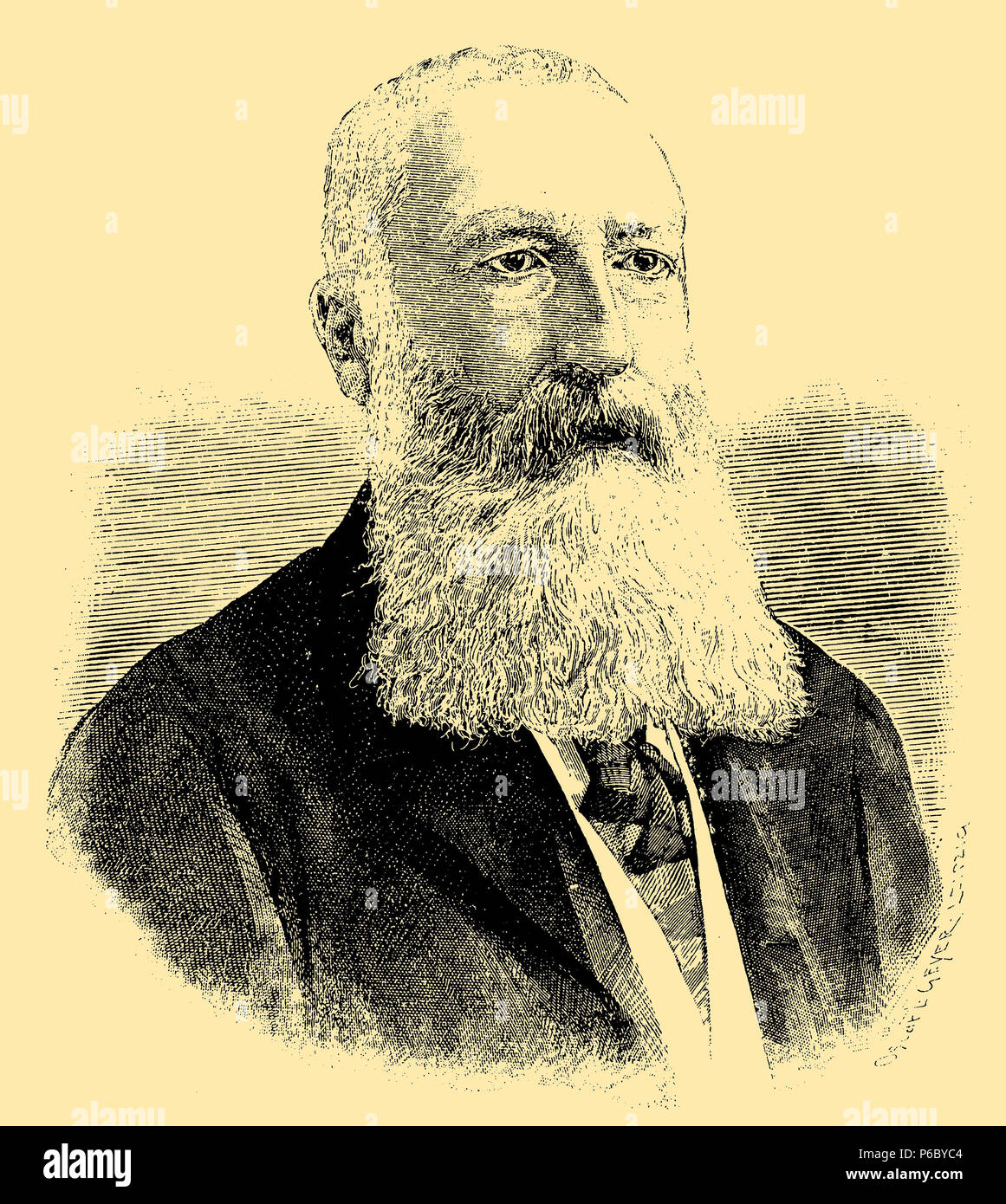 Engraving of leopold ii of belgium hi-res stock photography and images ...
