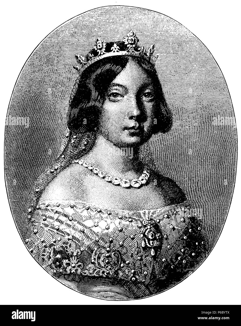 Portrait of isabella ii of spain hi-res stock photography and images ...