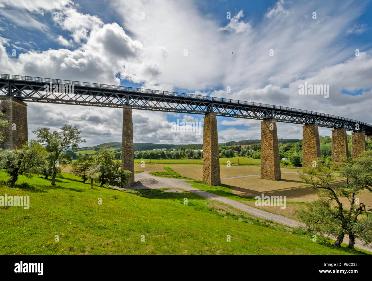 FINDHORN RAILWAY VIADUCT TOMATIN SCOTLAND NEWLY RESTORED VIADUCT ...