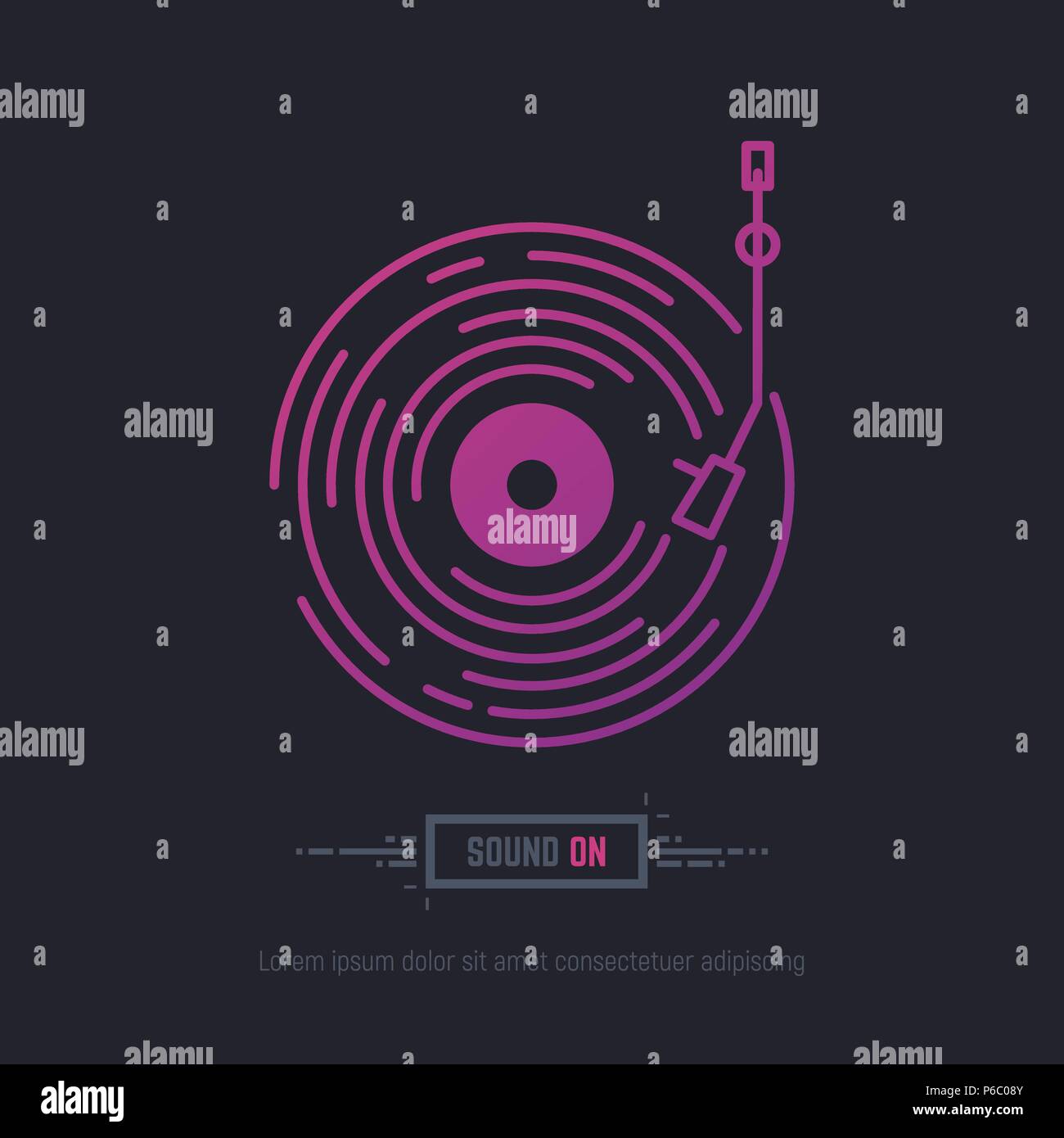 Lp record Stock Vector Images - Alamy