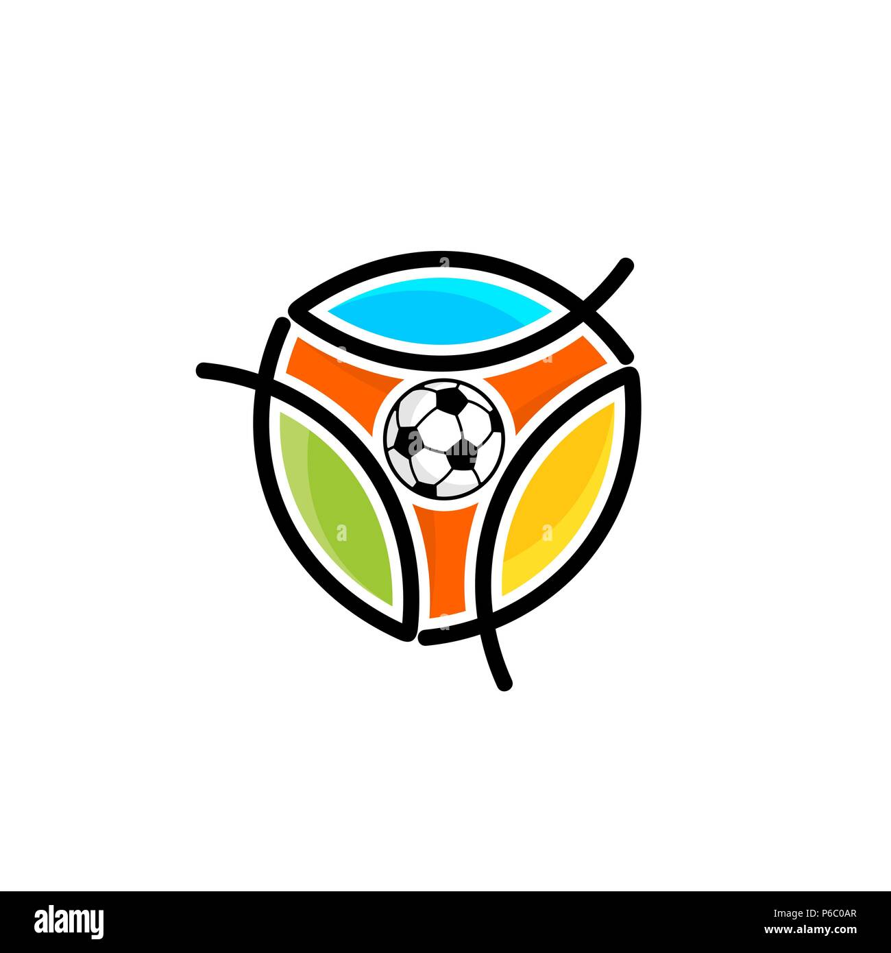 Athletic Christian logo. Fish is a symbol of Jesus Christ and believers ...