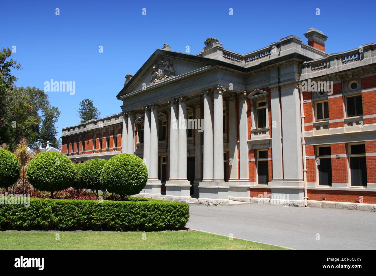 Perth - Supreme Court of Western Australia. Old building Stock Photo ...