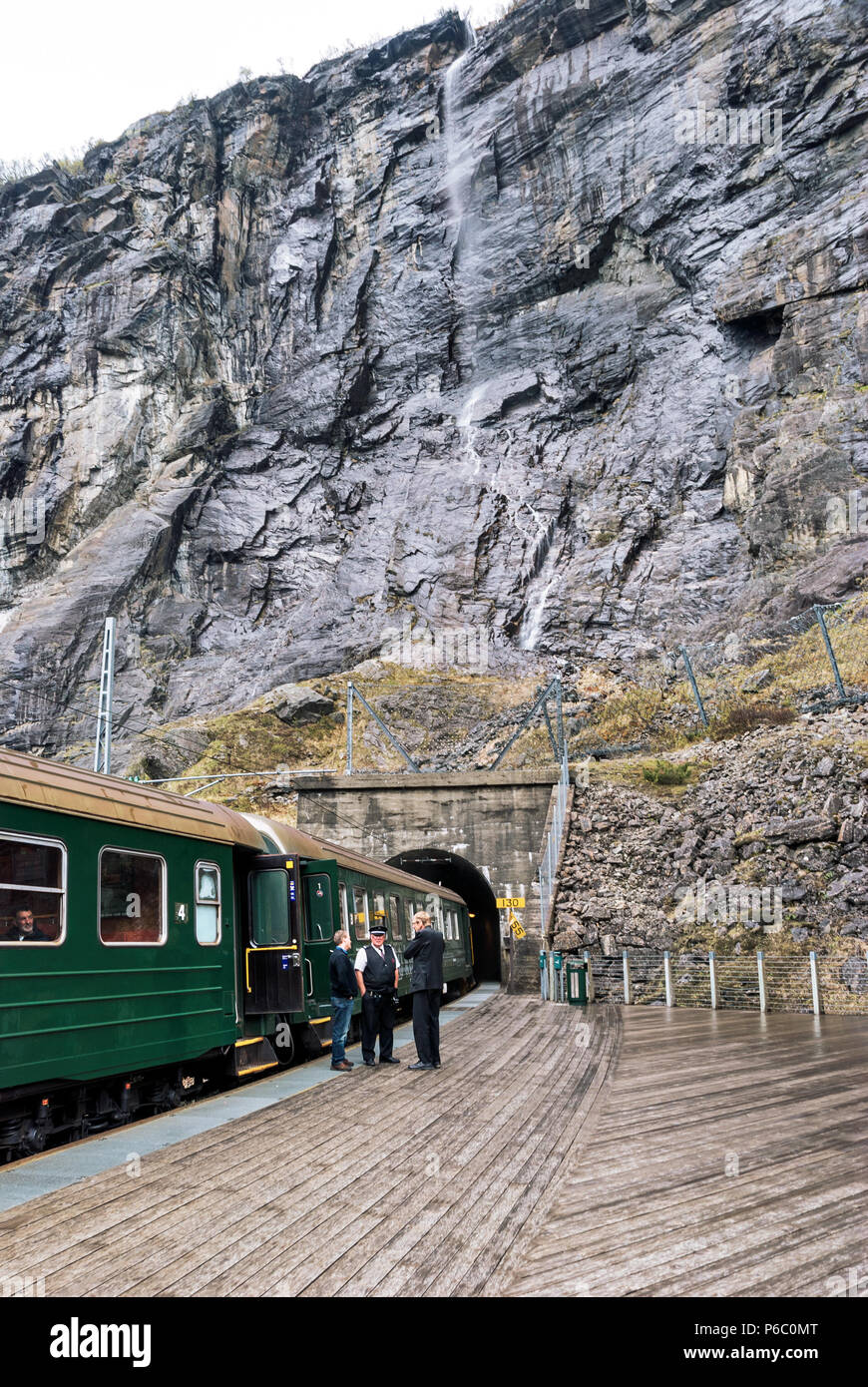 Flam Railway Train Norway High Resolution Stock Photography and Images - Alamy