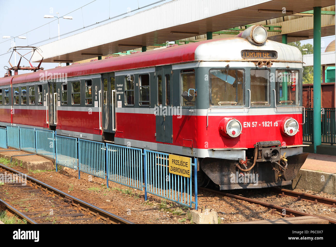 LODZ, POLAND - AUGUST 26: PKP Przewozy Regionalne train on August 26 ...