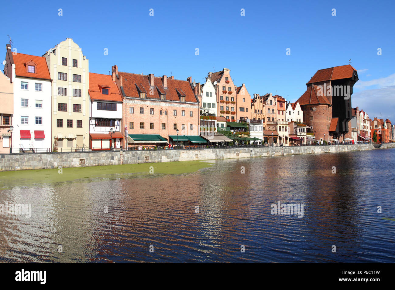 Poland - Gdansk city (also know nas Danzig) in Pomerania region. Old ...