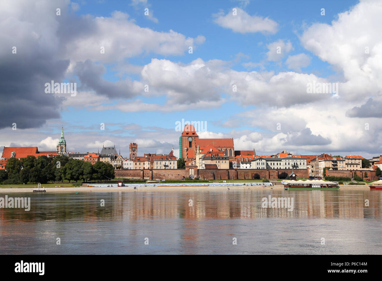 Poland - Torun. Old Town is listed as UNESCO World Heritage Site Stock ...