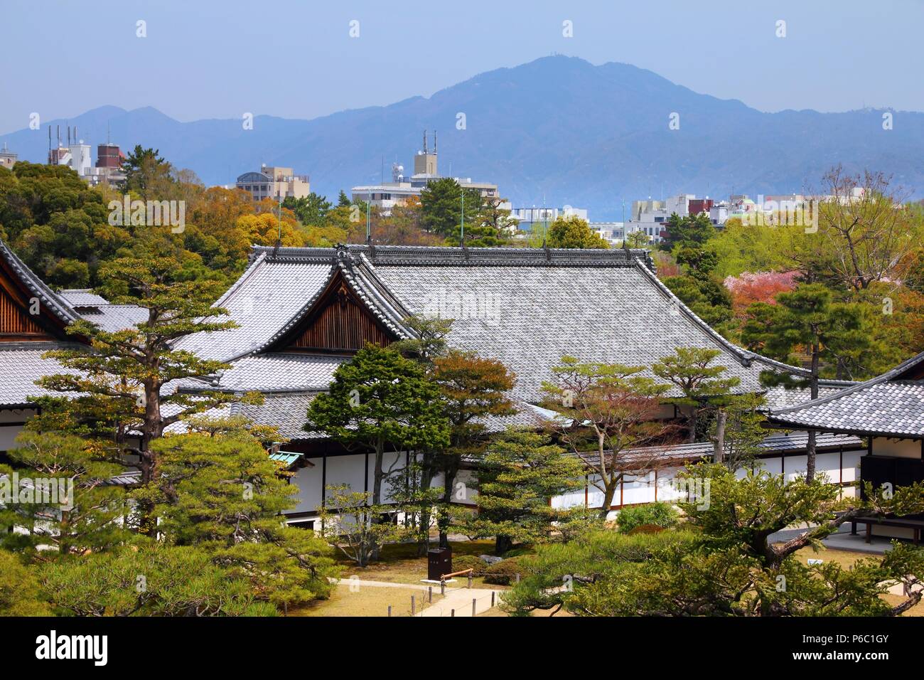 Nijo Castle in Kyoto, Japan - historic landmark of Tokugawa shogunate ...
