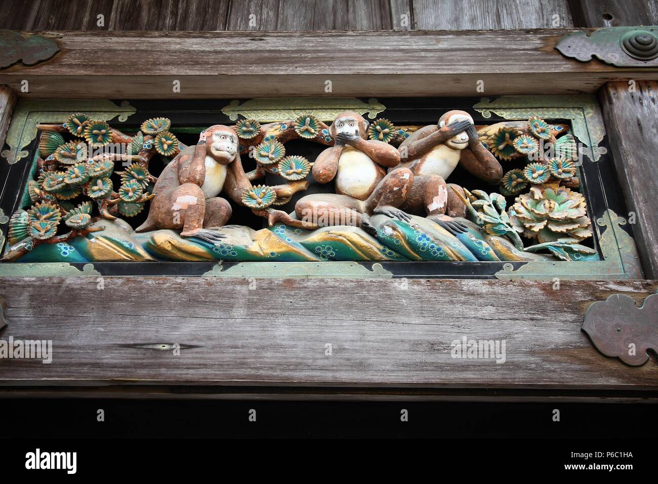 Statue of the three wise monkeys hi-res stock photography and images ...