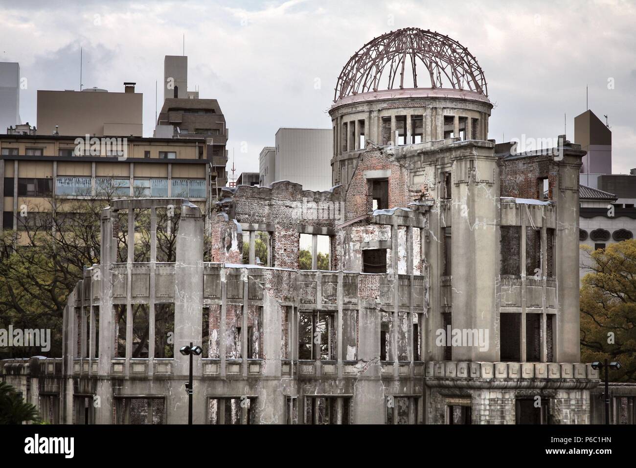 Atomic Bomb Dome - building destroyed by the atomic bomb in Hiroshima ...