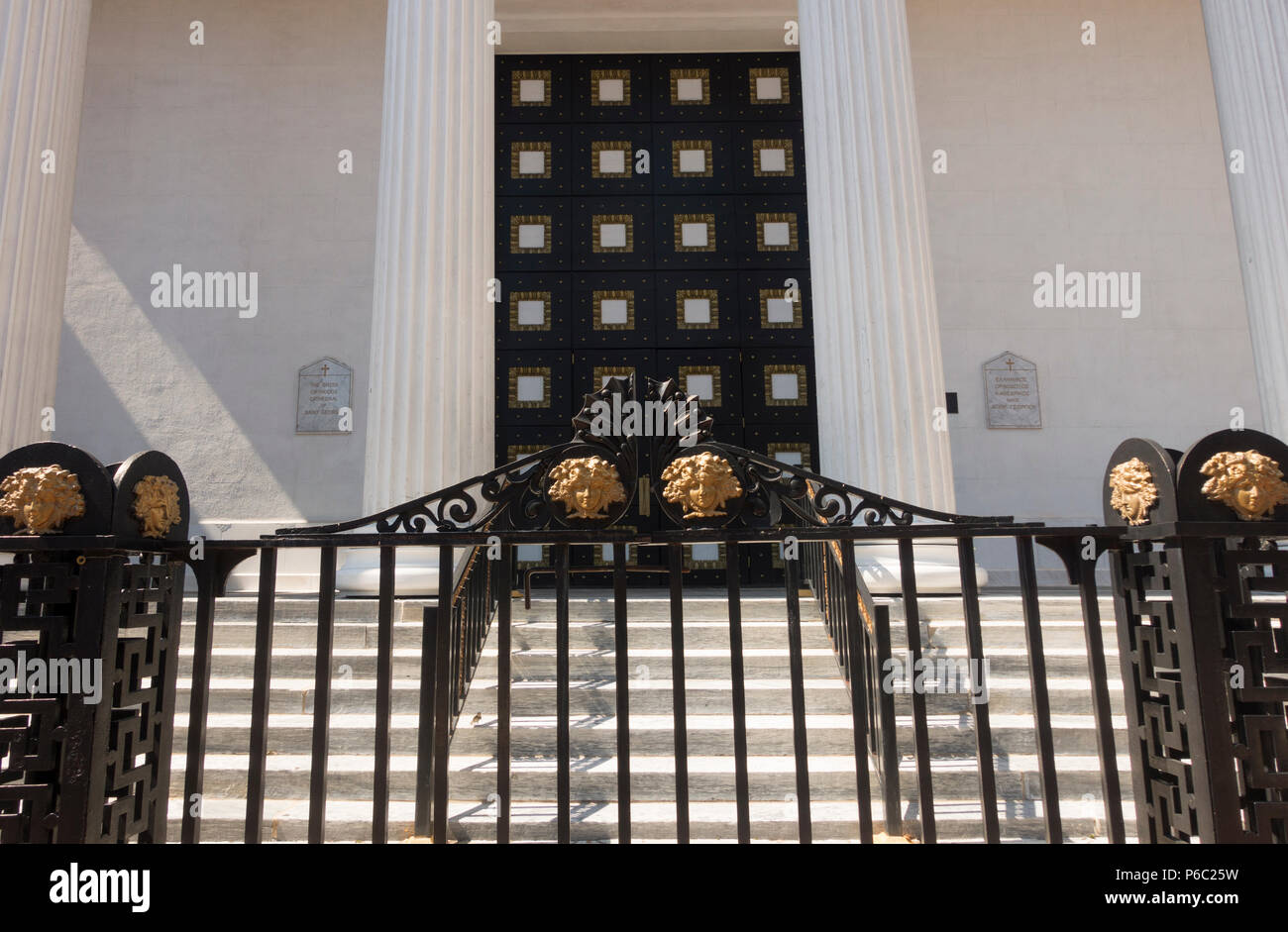 St George Greek Orthodox cathedral church Philadelphia PA Stock Photo ...