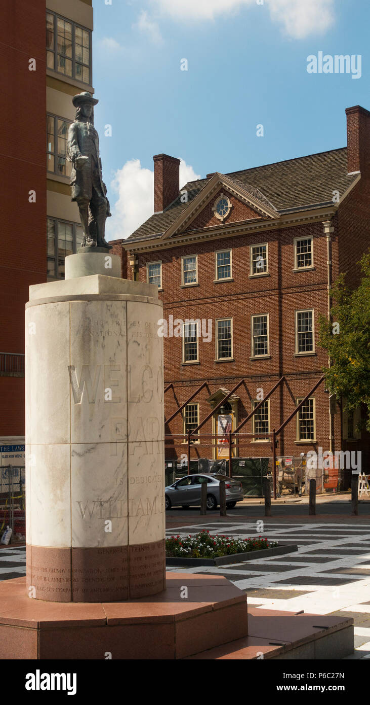 William Penn Welcome Park Philadelphia PA Stock Photo - Alamy