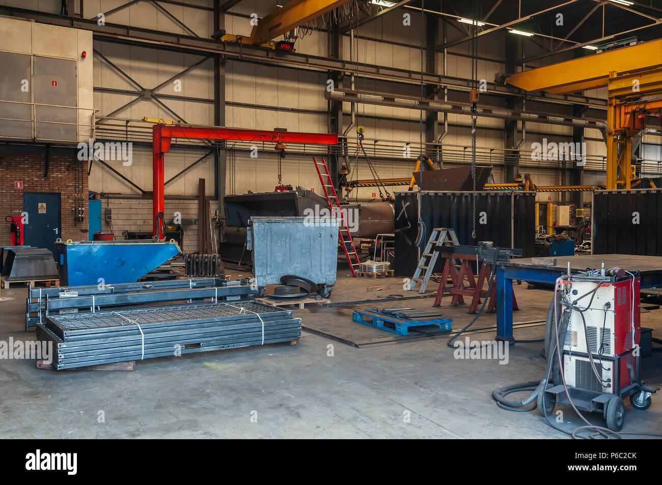 look inside a Dutch machine construction company Stock Photo - Alamy