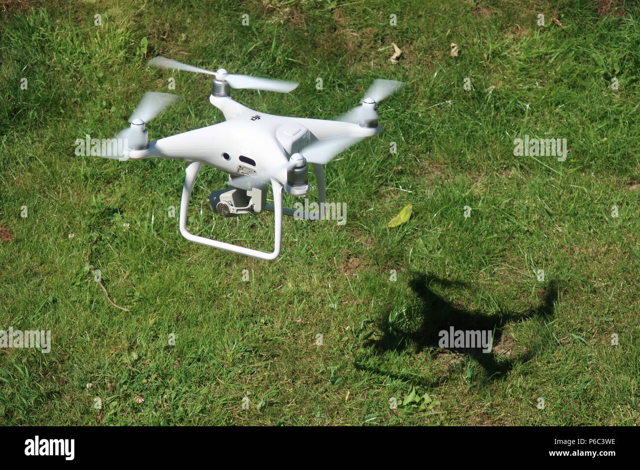 Drone in flight Stock Photo - Alamy