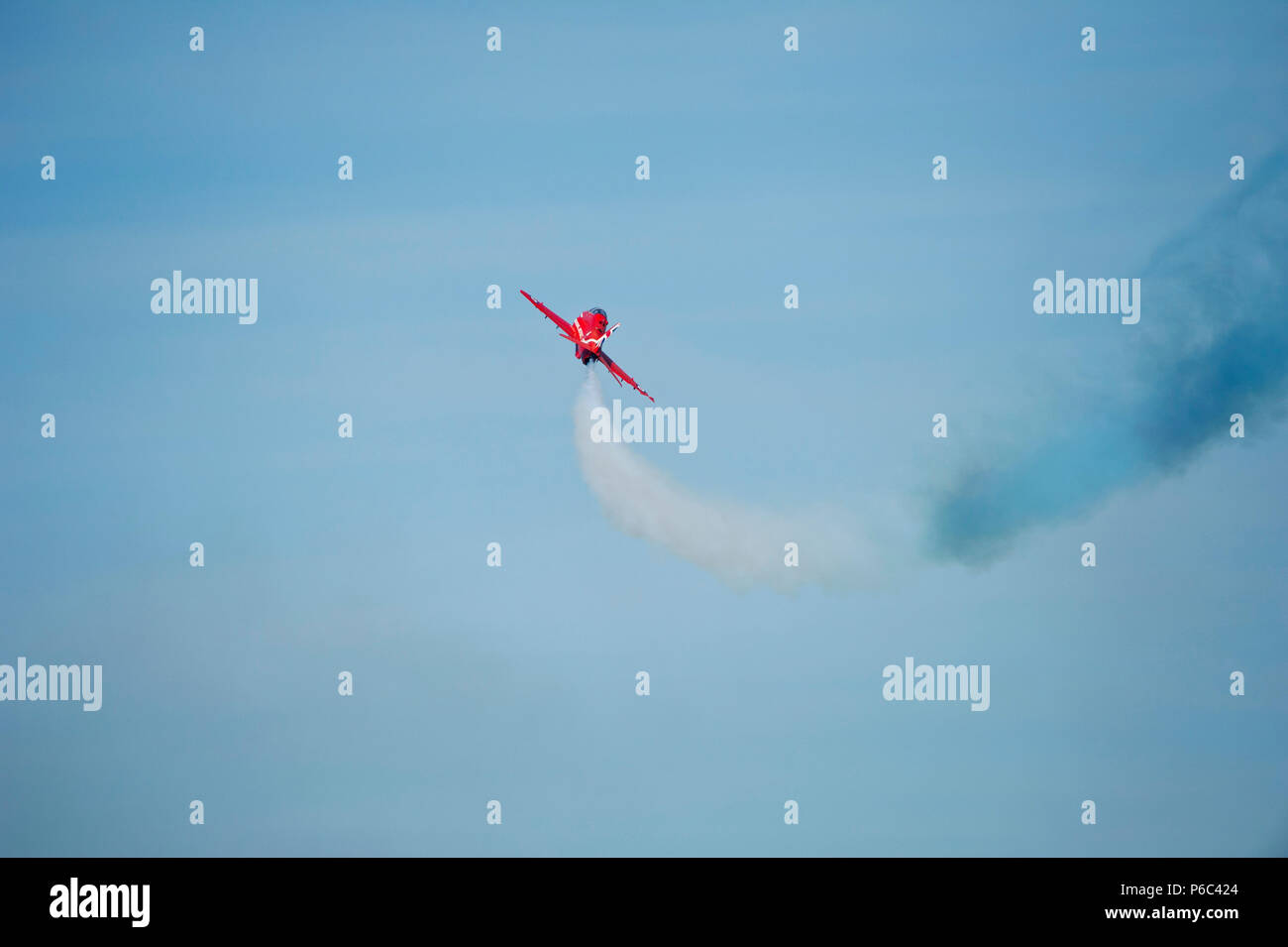 The Red Arrows in RAF 100th Anniversary livery, Weston Air Festival ...