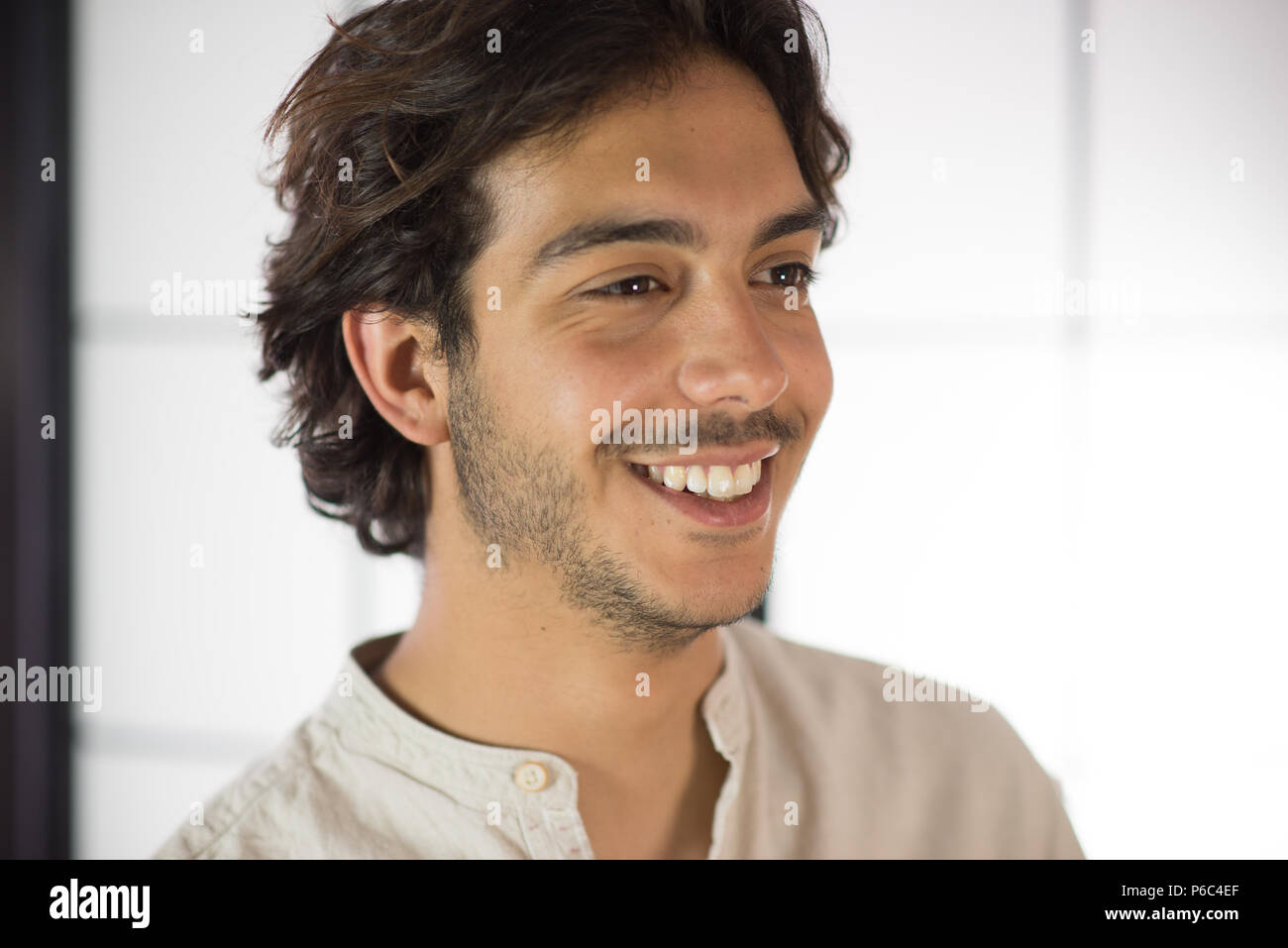 Friendly young man hi-res stock photography and images - Alamy