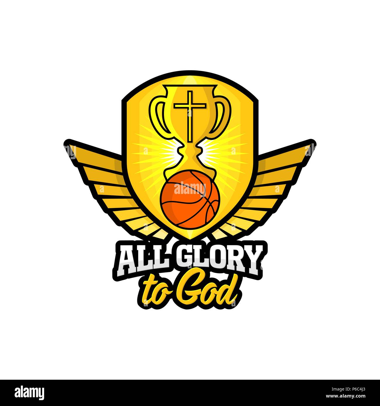 God Basketball Logo