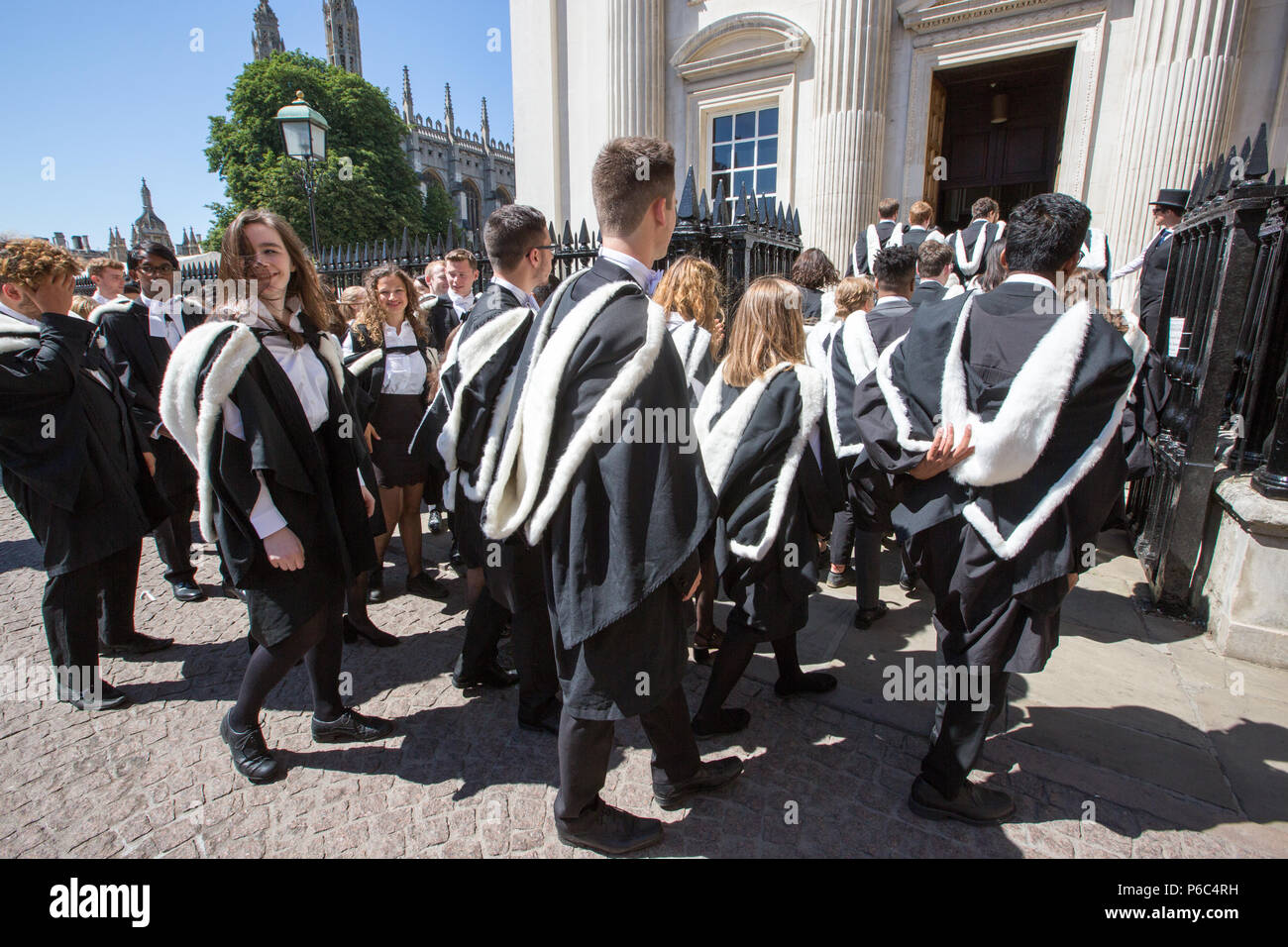 University graduates graduation ceremony oxford hi-res stock ...