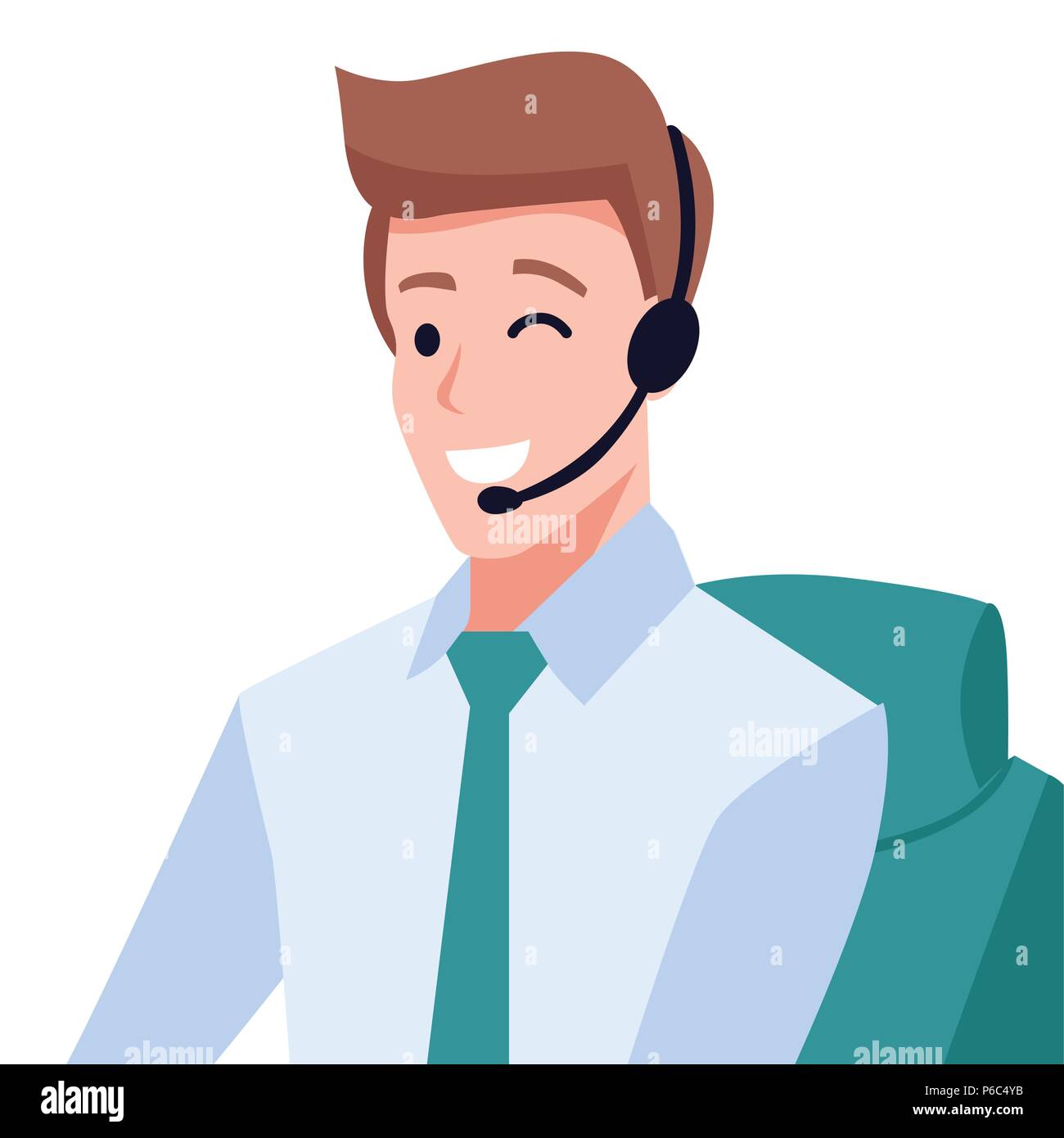 Call operator vector vectors hi-res stock photography and images - Alamy