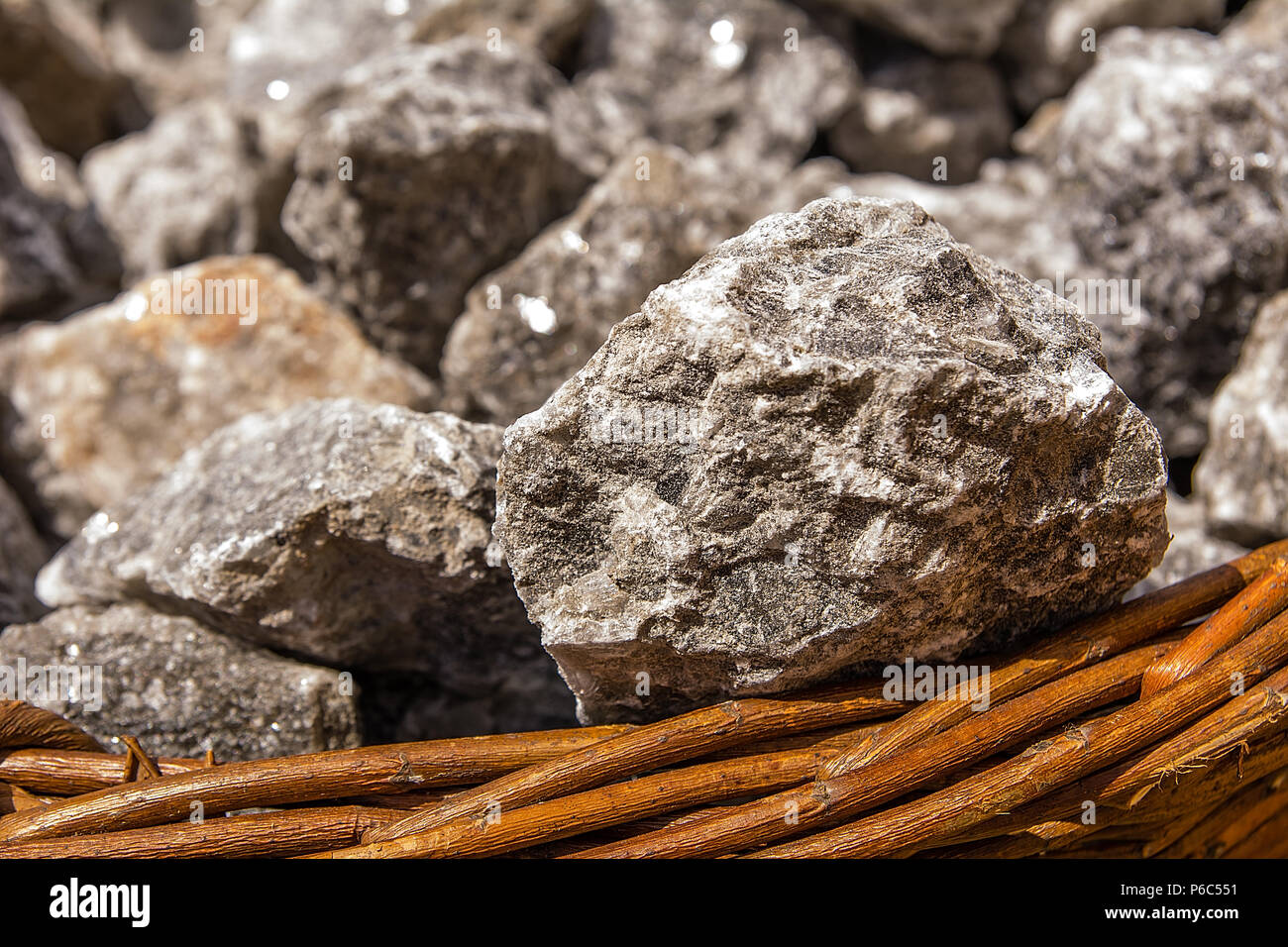 Salt rock from salt mine in Wieliczka (Poland Stock Photo - Alamy