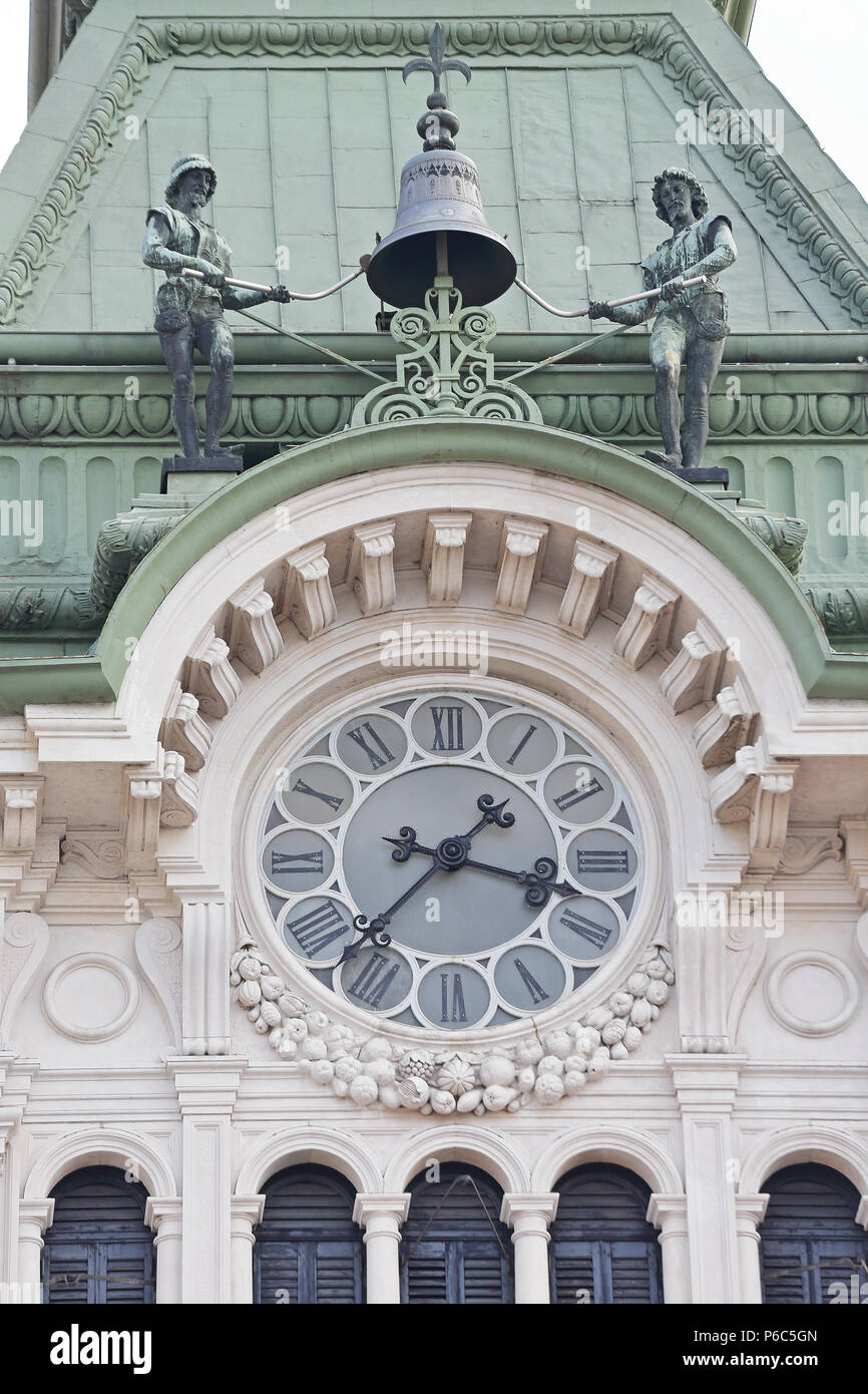 Trieste clock tower hi-res stock photography and images - Alamy