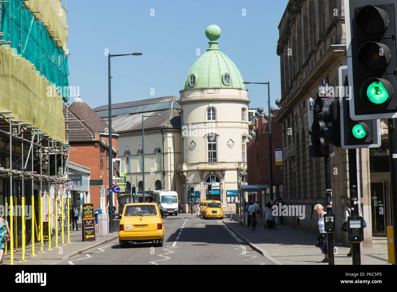 Albert Street in Derby Stock Photo - Alamy