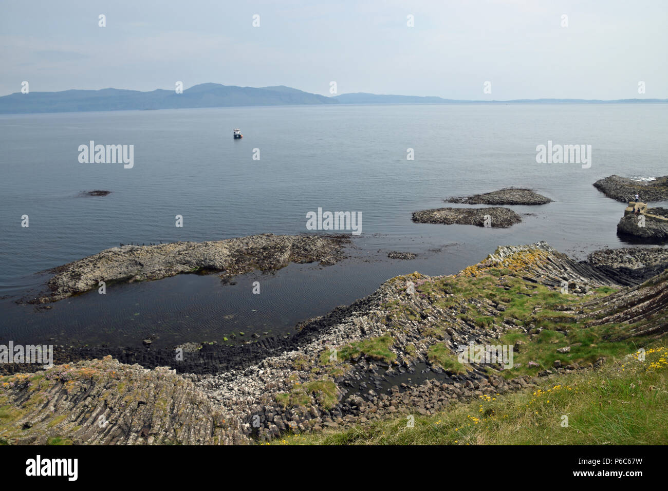 View of the Treshnish Isles Stock Photo - Alamy