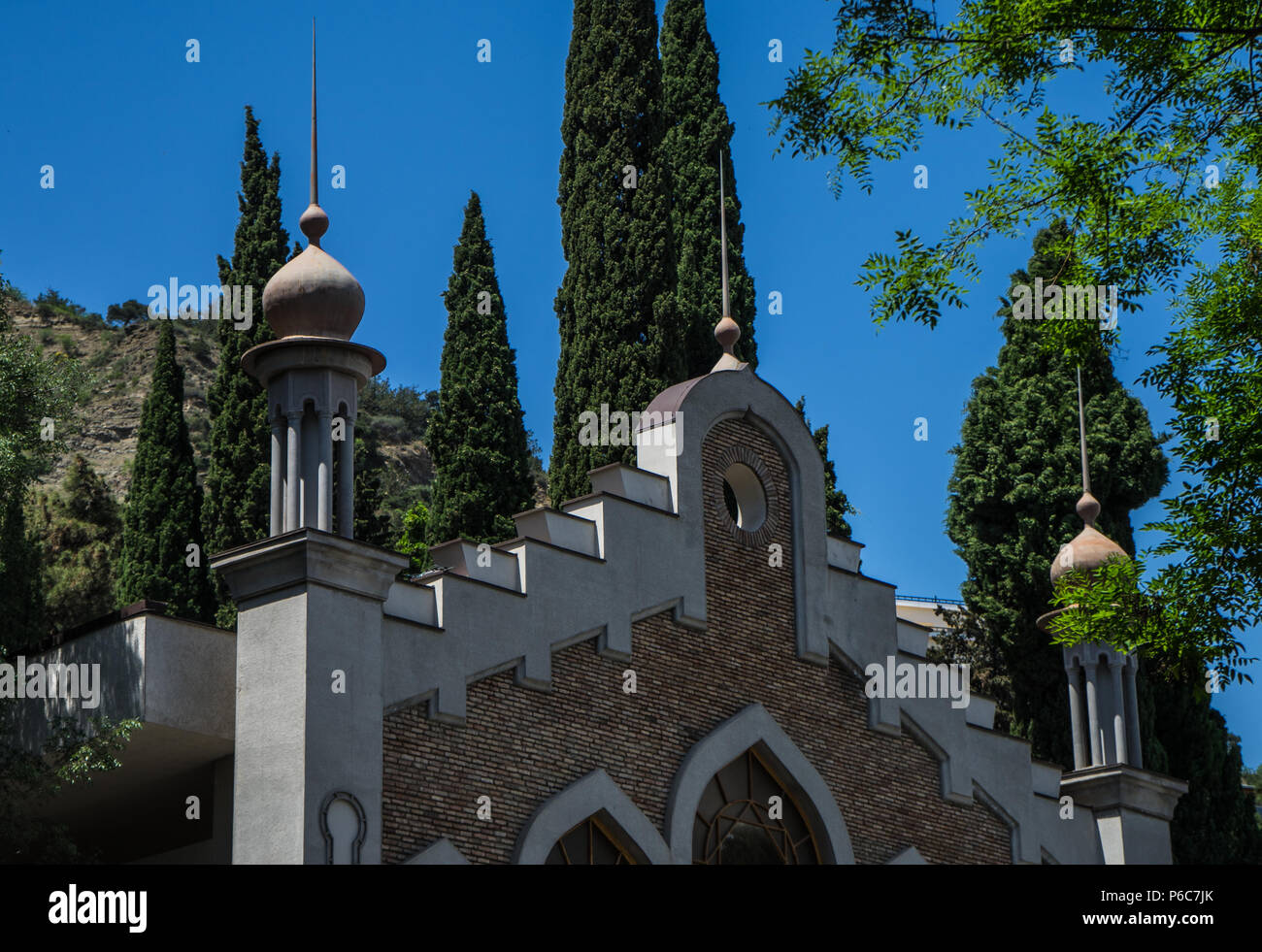 Architecture of old town of Tbilisi, capital city of Republic of ...