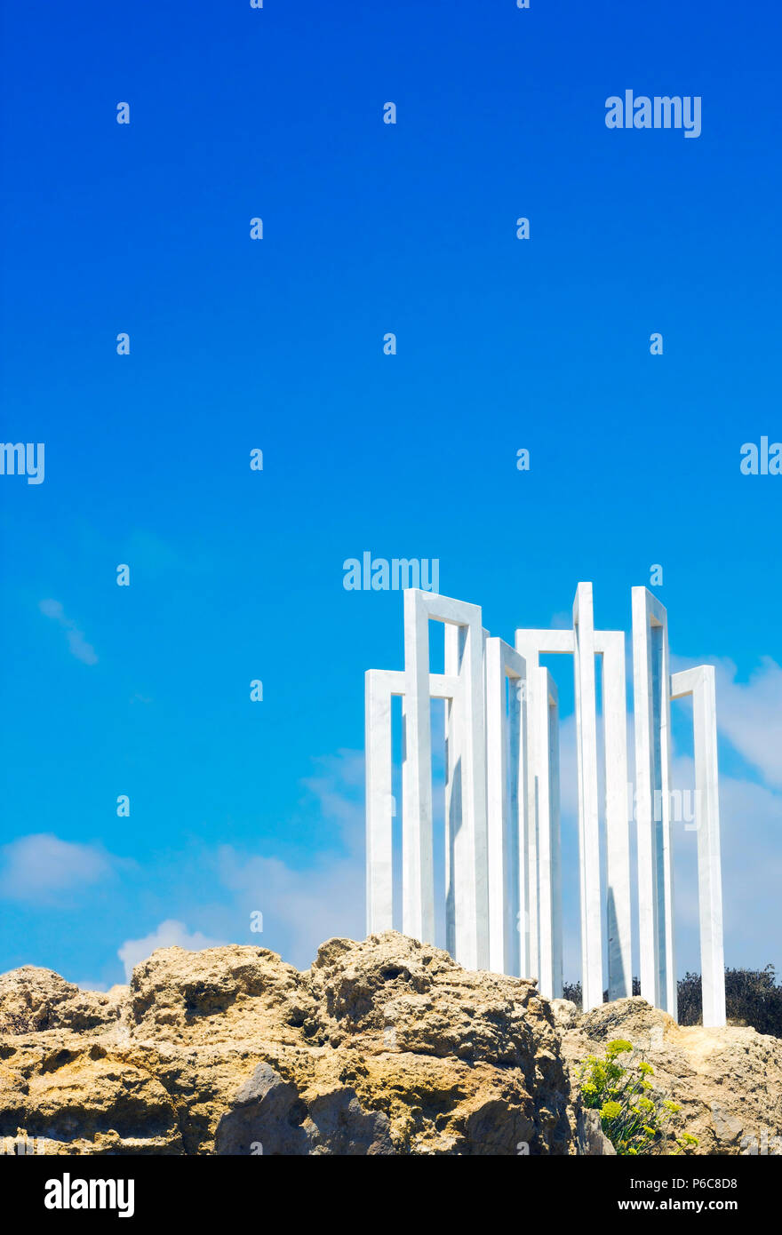 Paphos beach statue hi-res stock photography and images - Alamy