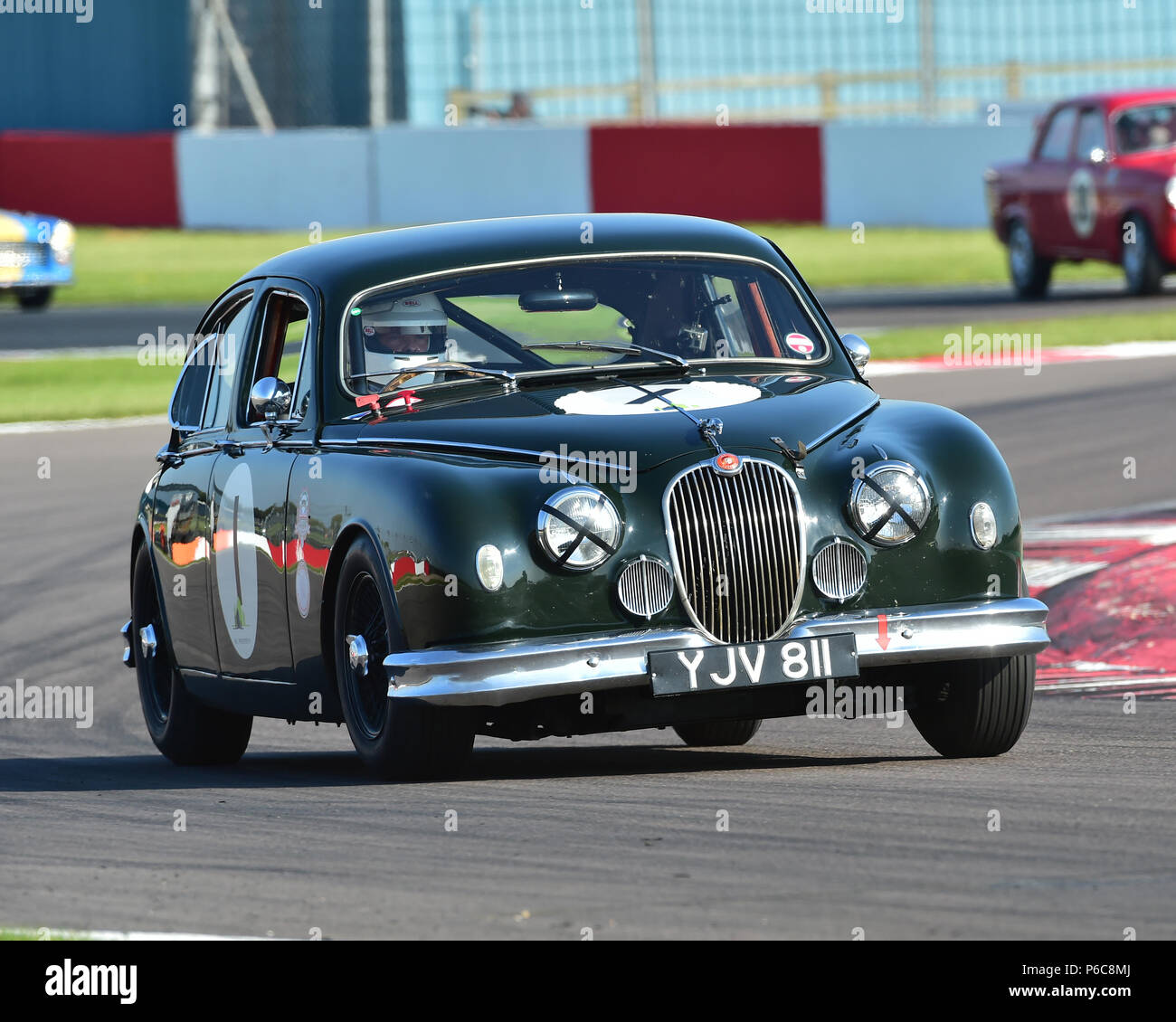 Guy Harman, Michael Squire, Jaguar Mk 1, HRDC Touring Greats, pre-60 ...