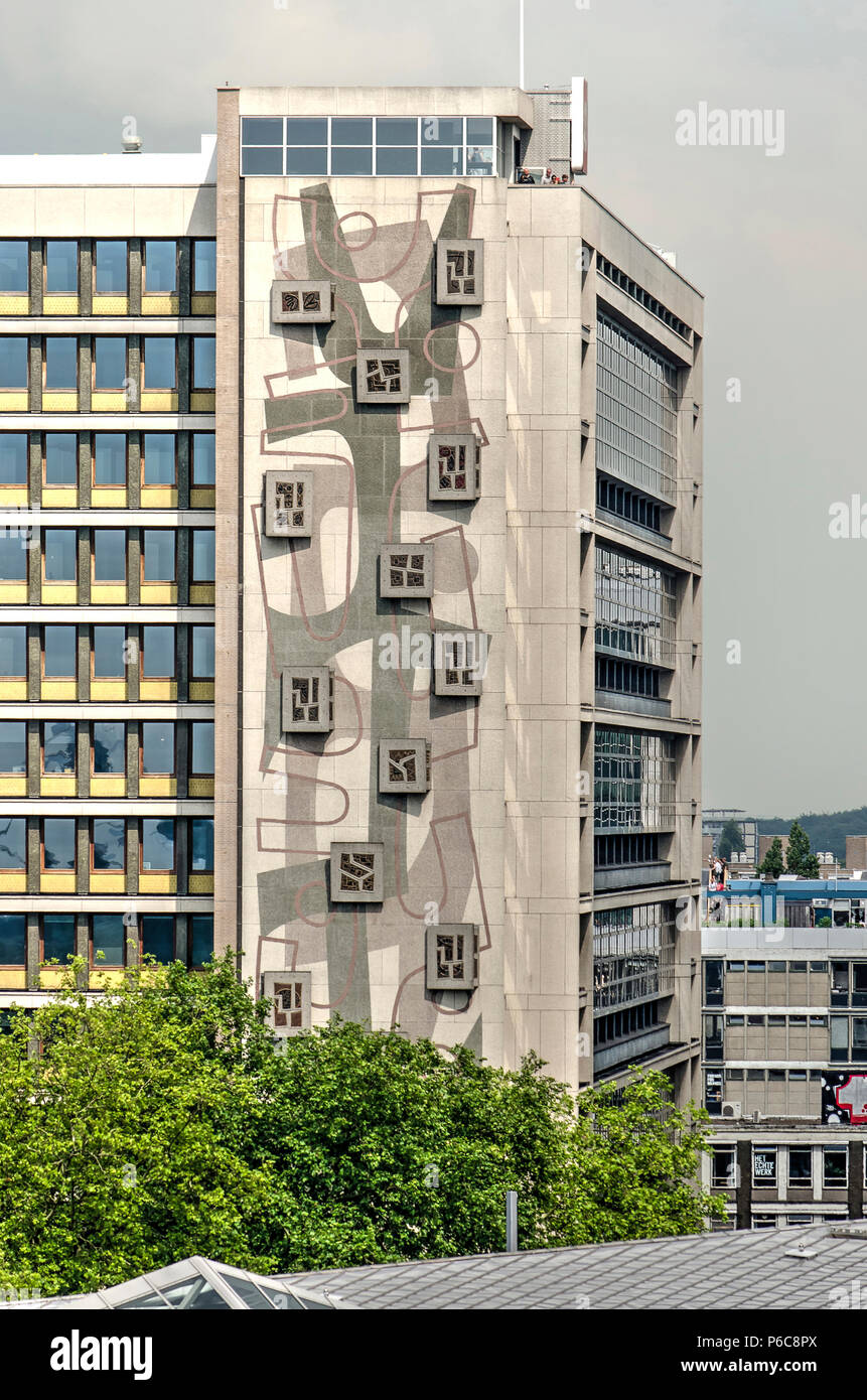 Rotterdam, The Netherlands, June 3, 2018: the former main post office ...