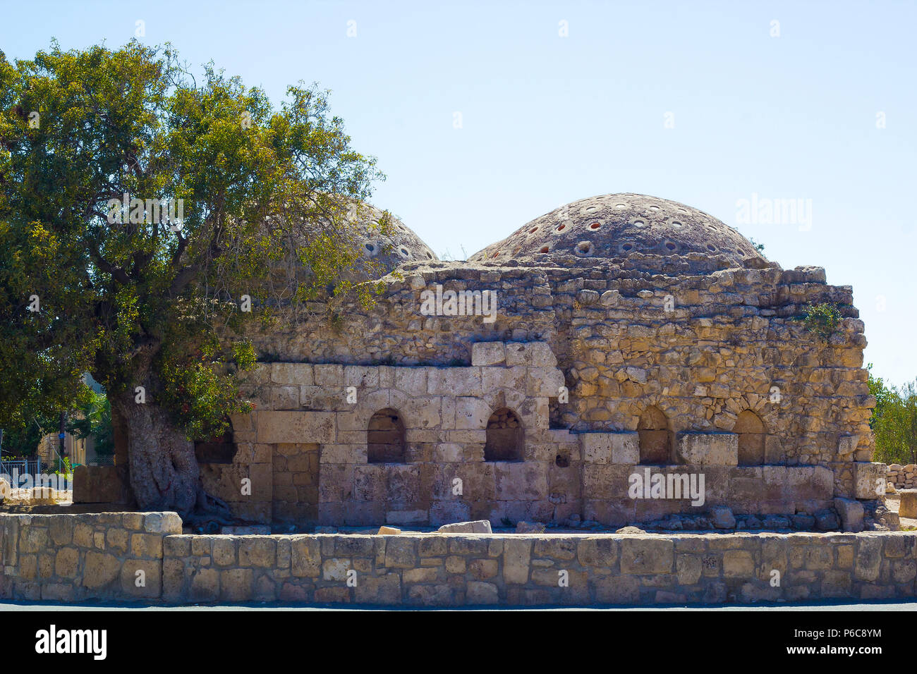 Old Turkish Baths of Loutra in Paphos, Cyprus Stock Photo - Alamy