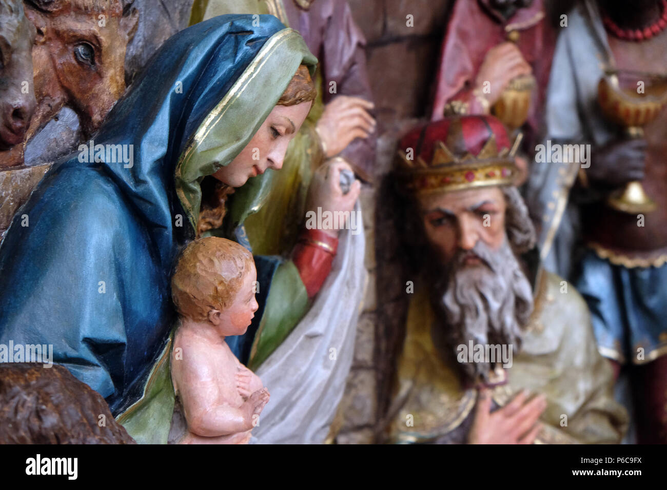 Nativity Scene, altarpiece in the church of Saint Matthew in Stitar ...