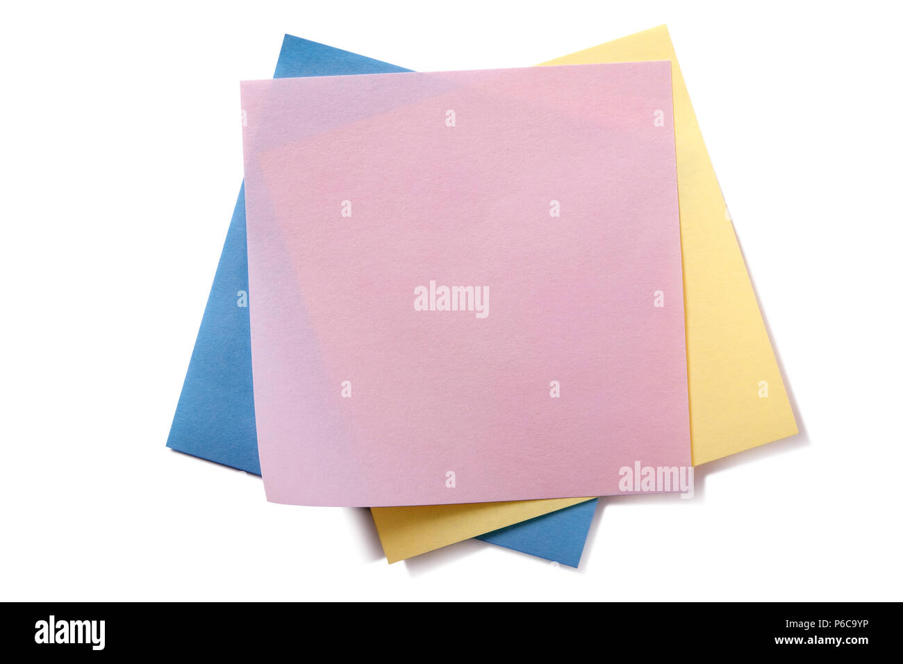 Pink post it Cut Out Stock Images & Pictures - Alamy
