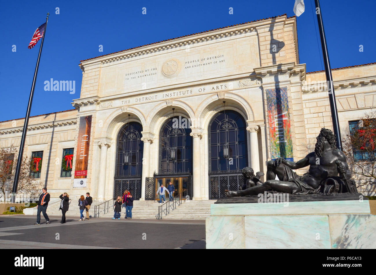 DETROIT, MI / USA - NOVEMBER 24, 2017: The Detroit Institute of Arts ...