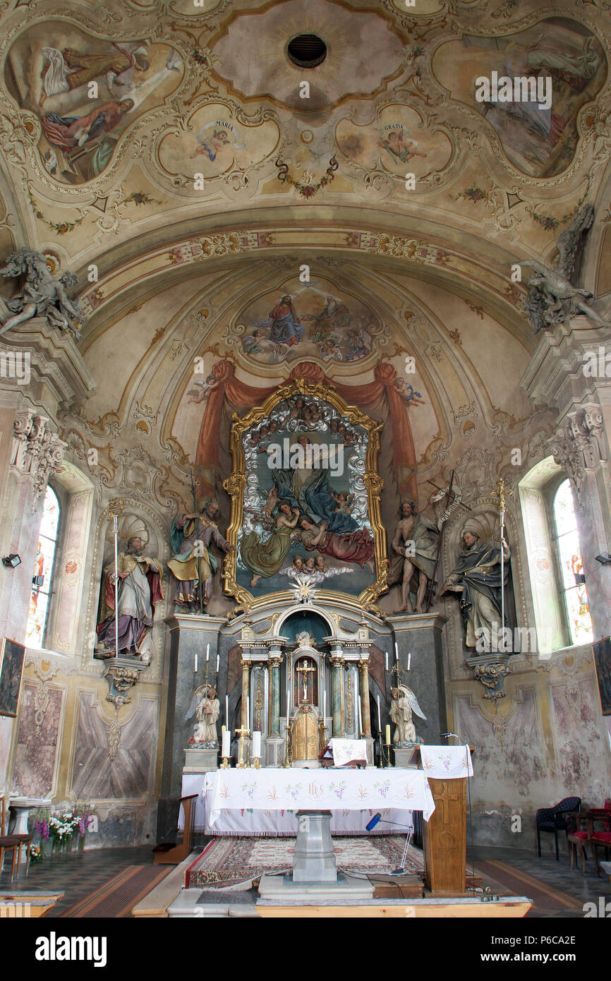 Altar Parish Church Assumption Mary High Resolution Stock Photography ...