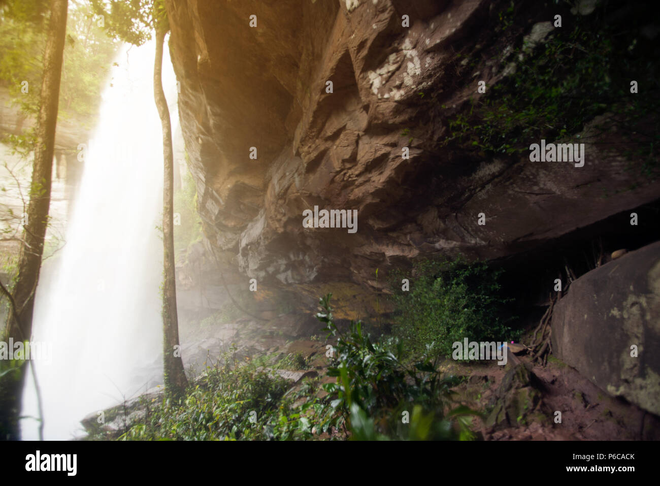Huay Luang the famous waterfall in Thailand Stock Photo - Alamy