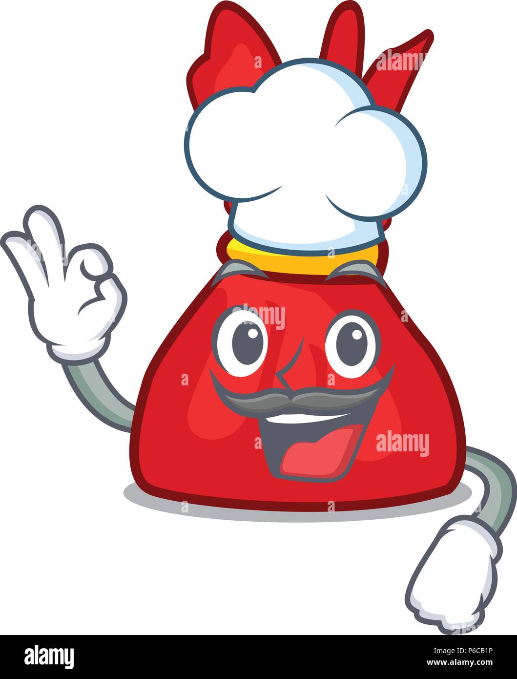 Chef wrapper candy character cartoon Stock Vector Image & Art - Alamy