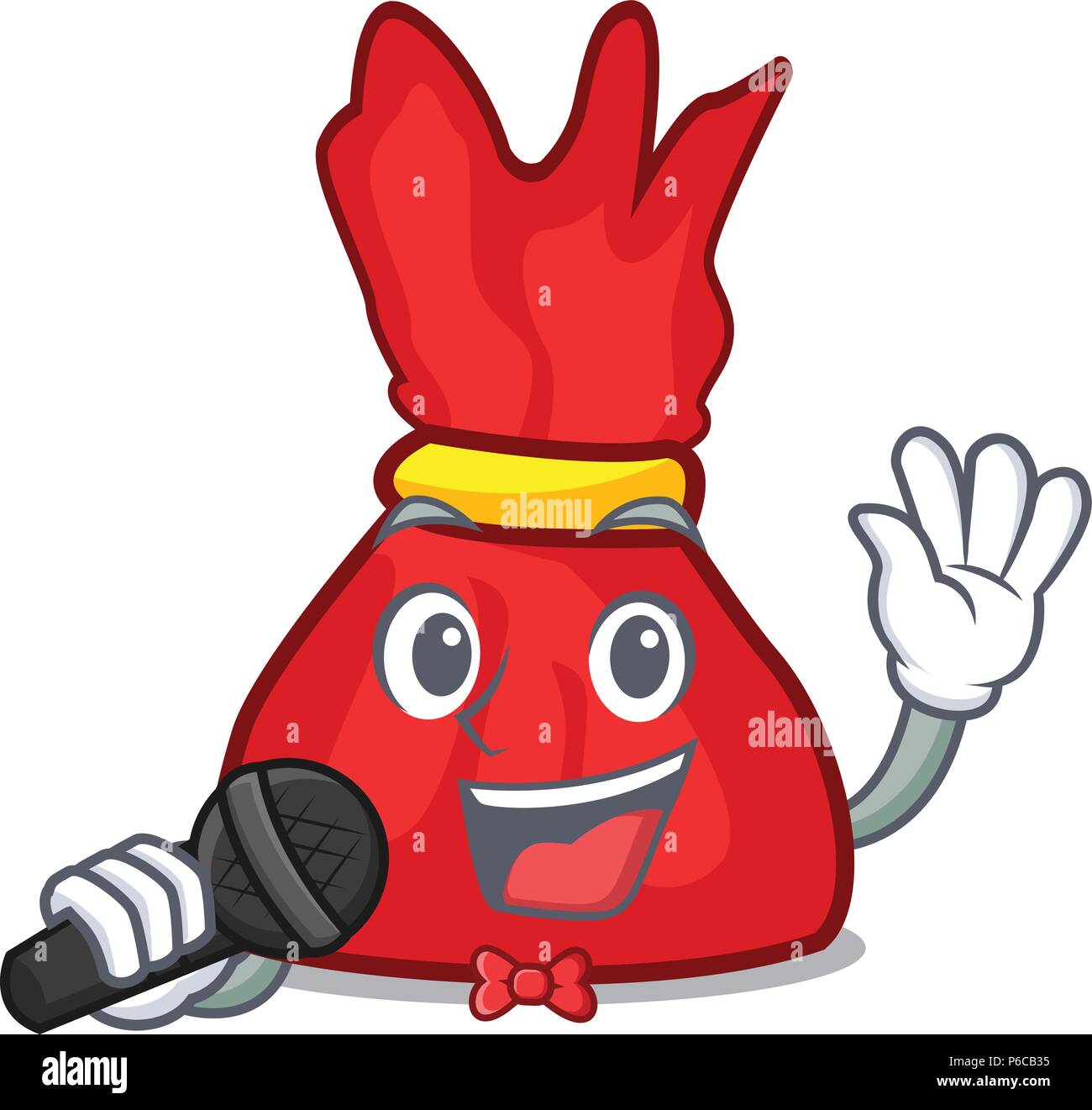 Singing wrapper candy mascot cartoon Stock Vector Image & Art - Alamy