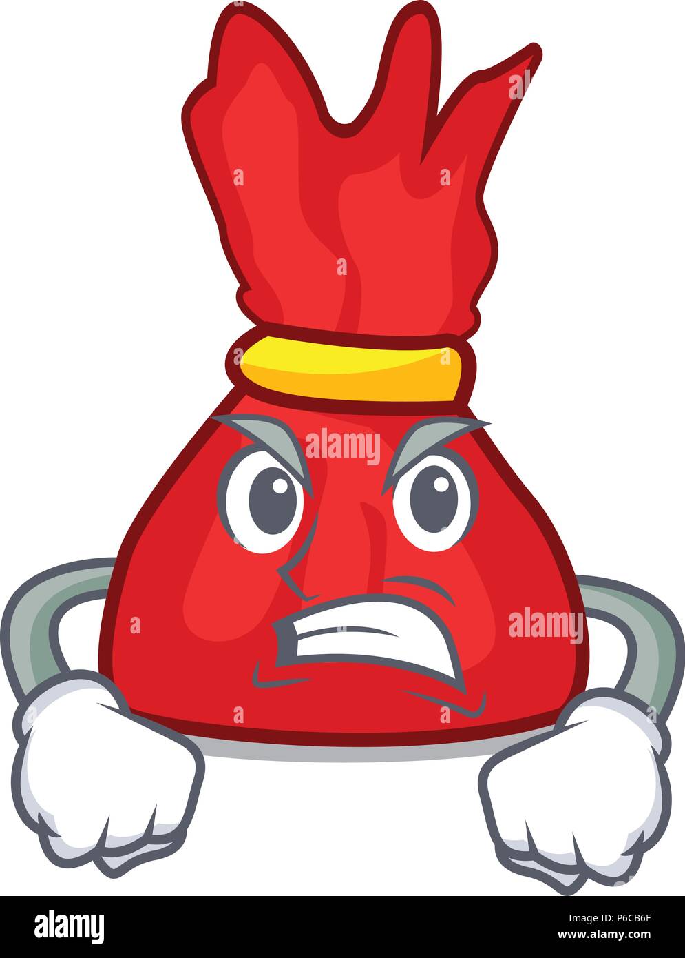 Angry wrapper candy mascot cartoon Stock Vector Image & Art - Alamy