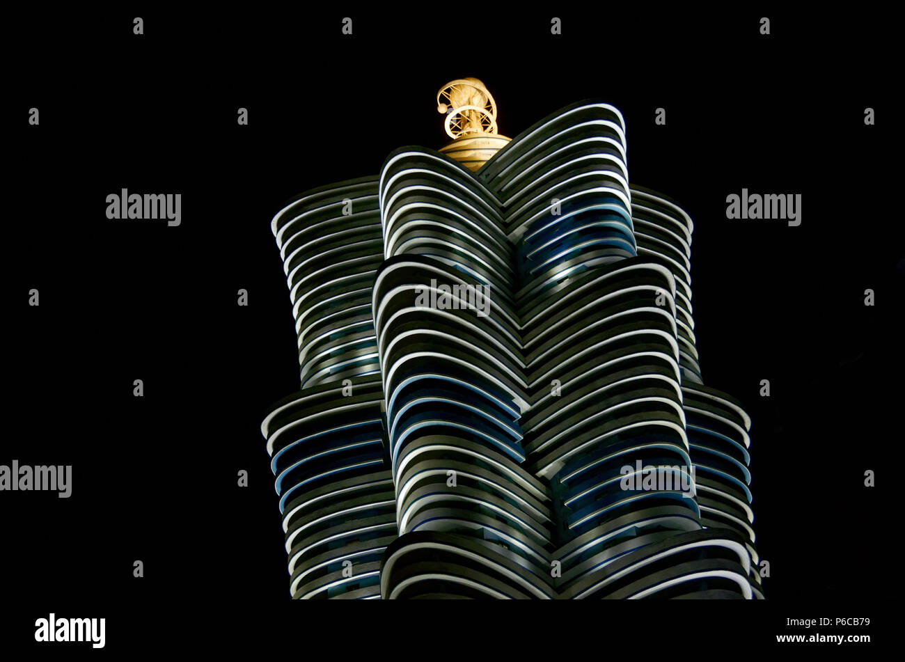 The Mirae Scientists Street Unha Tower (aka Galaxy Tower) is built on ...