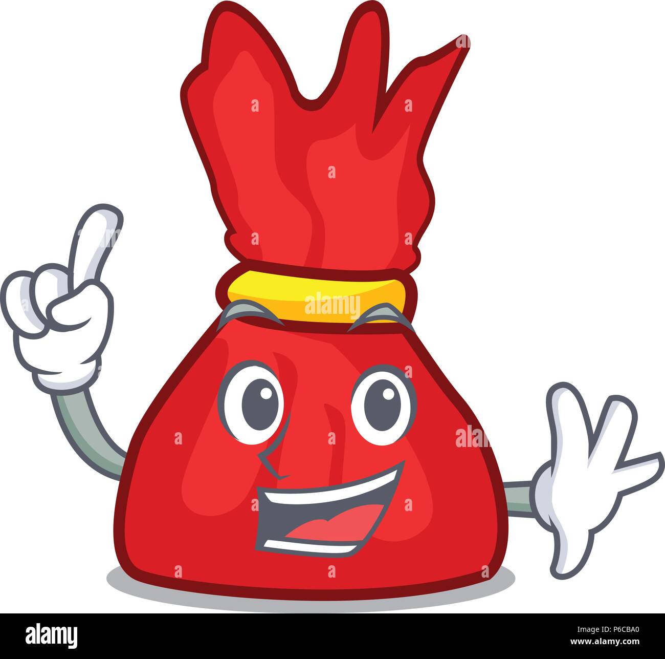 Finger wrapper candy mascot cartoon Stock Vector Image & Art - Alamy