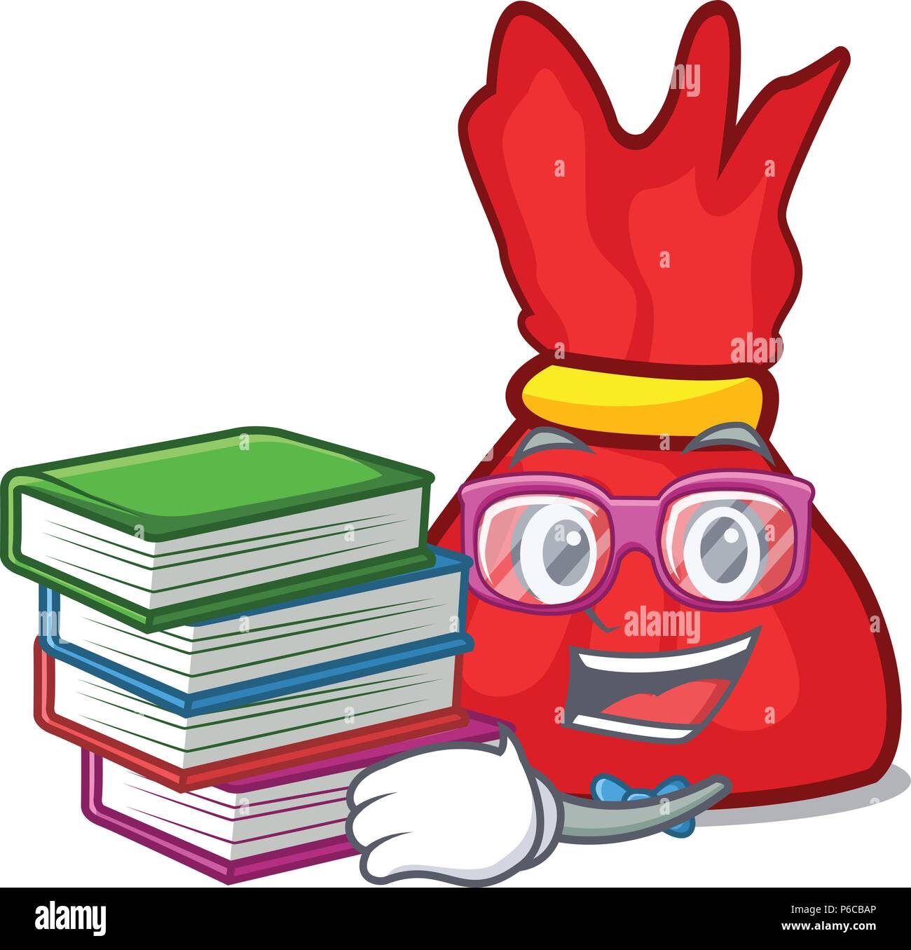 Student with book wrapper candy mascot cartoon Stock Vector Image & Art ...