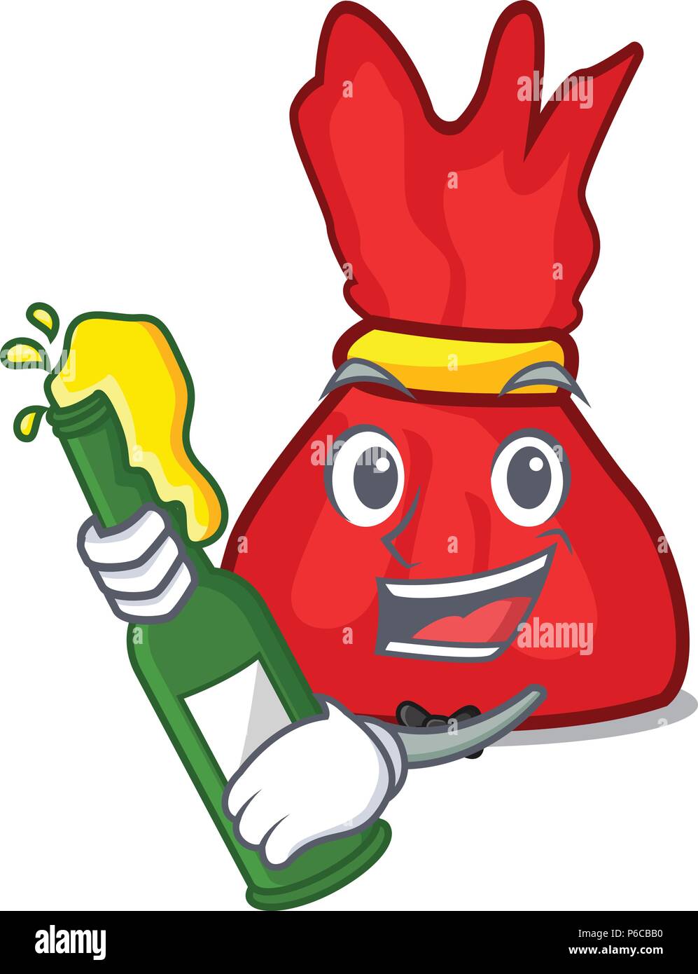 With beer wrapper candy mascot cartoon Stock Vector Image & Art - Alamy