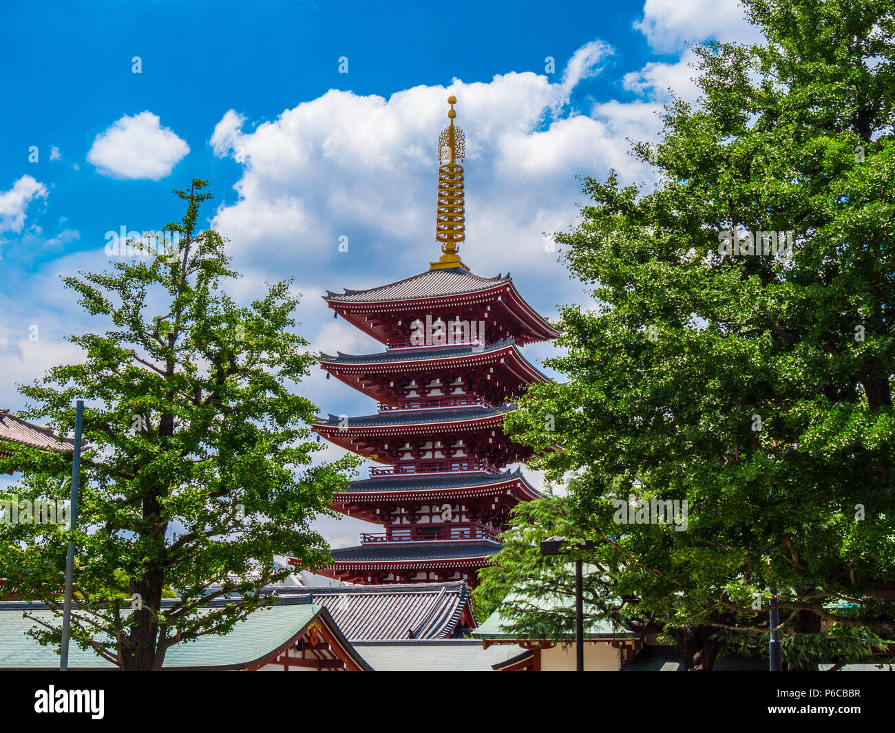 Sensoji Temple Also Called Asakusa Temple In Tokyo High Resolution ...