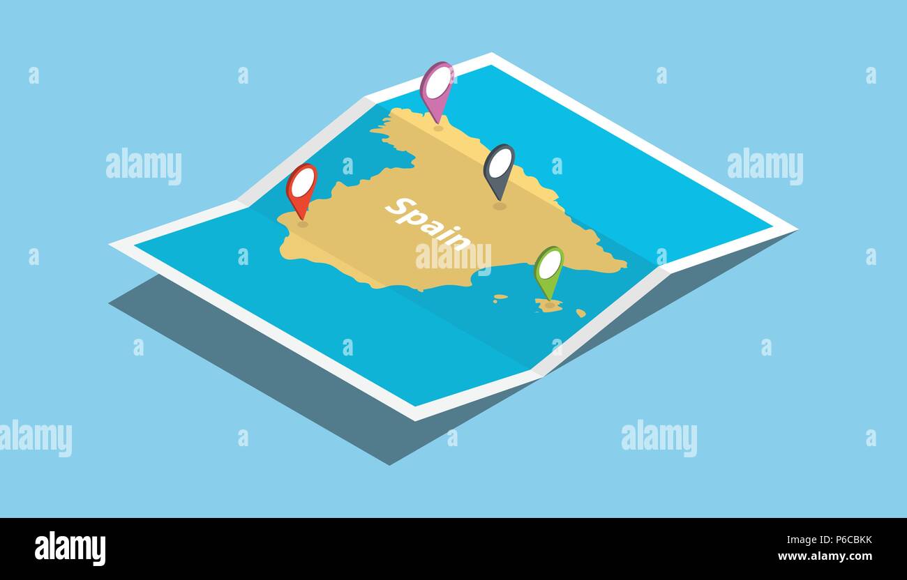 Spanish best places Stock Vector Images - Alamy