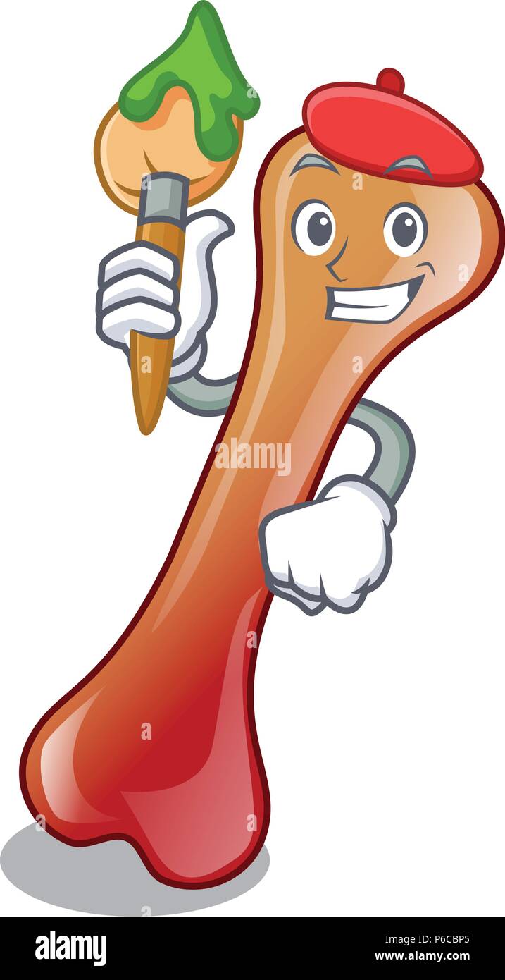 Artist bone jelly candy character cartoon Stock Vector Image & Art - Alamy