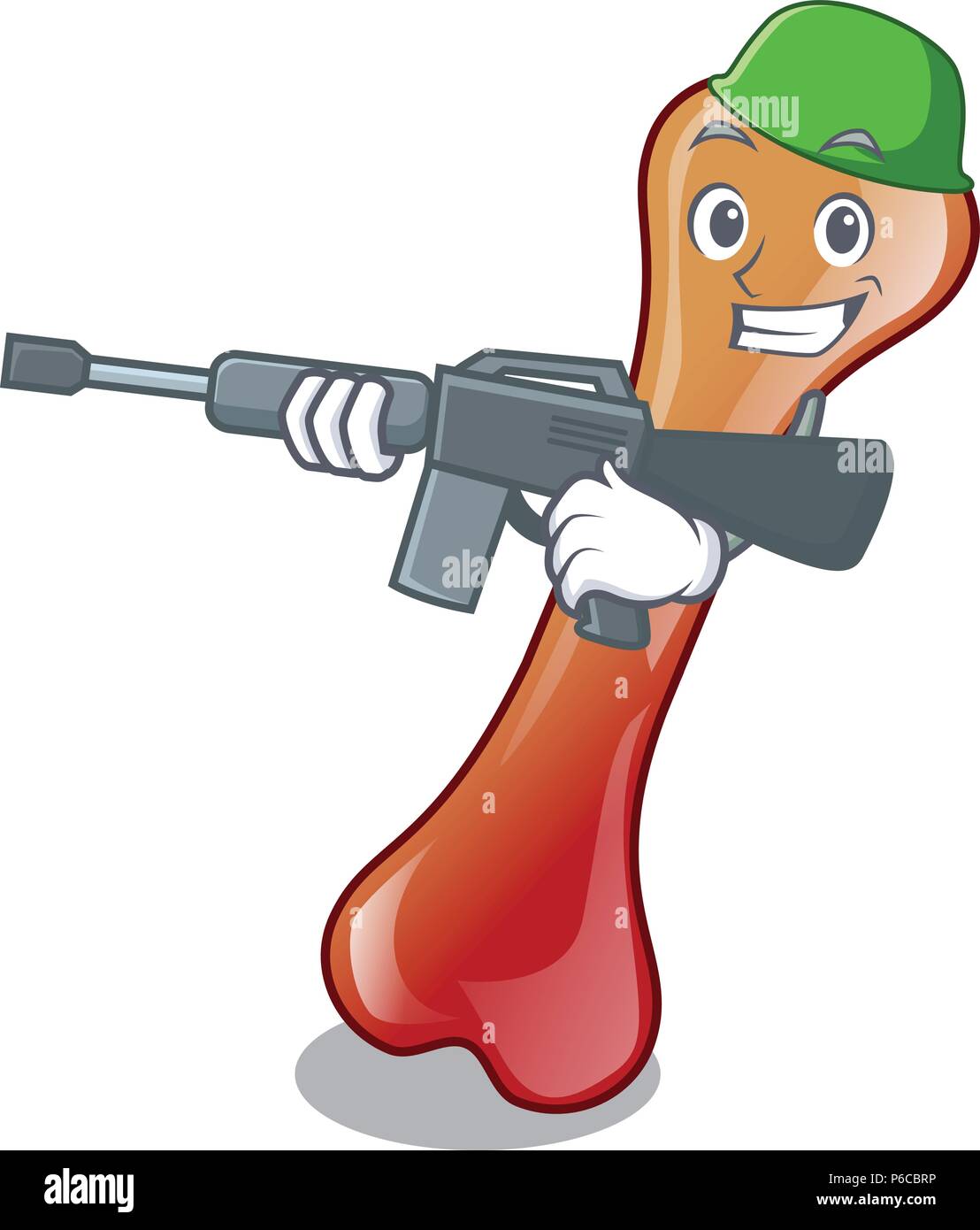 Army bone jelly candy character cartoon Stock Vector Image & Art - Alamy