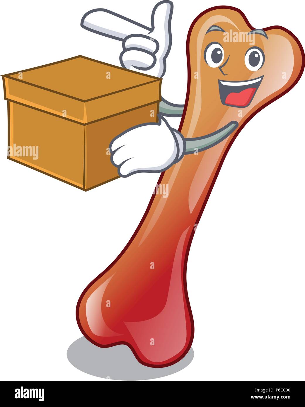 With box bone jelly candy character cartoon Stock Vector Image & Art ...