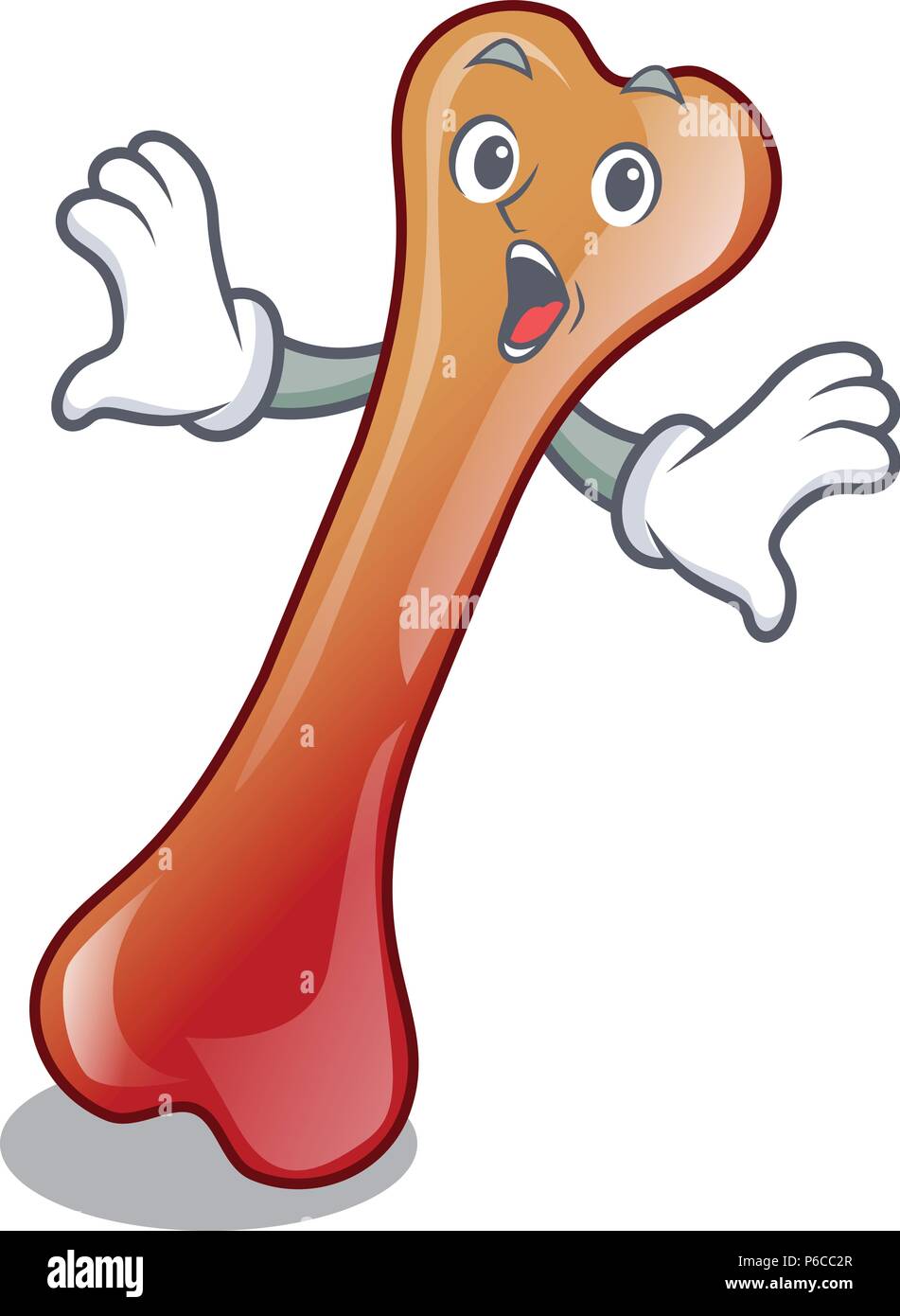 Surprised bone jelly candy mascot cartoon Stock Vector Image & Art - Alamy